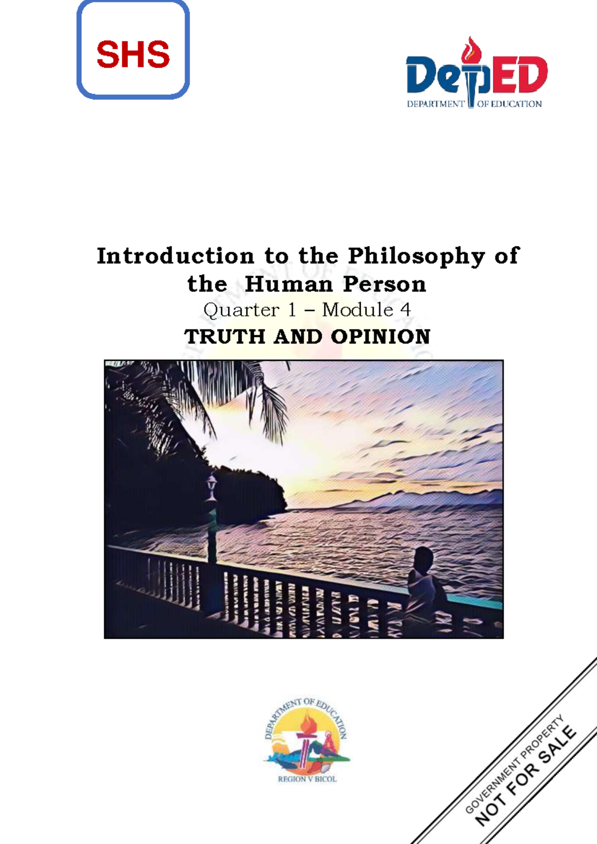 Philo-Q1-M4: Understanding Truth and Opinion in Philosophy - Studocu