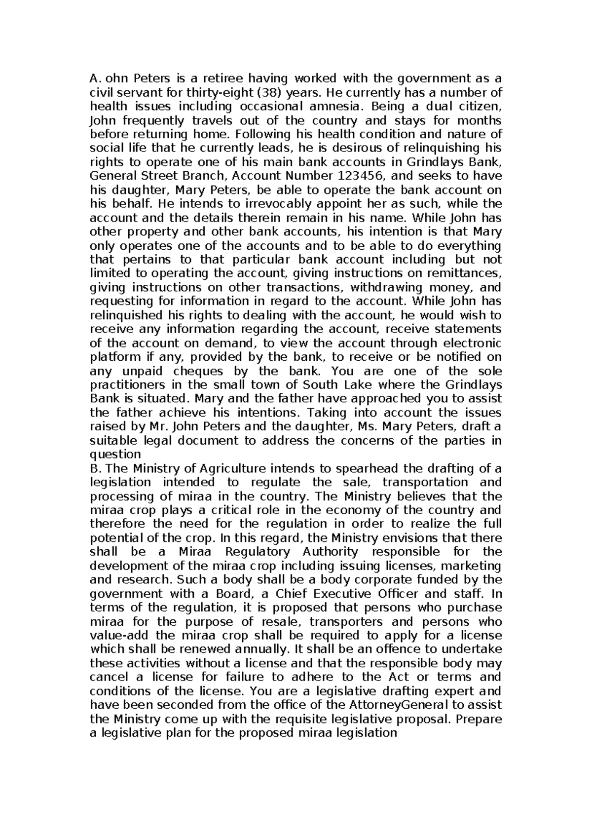 ATP Legal Writing Exam & Research: Drafting Legal Documents - Studocu