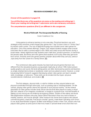 Unit 8 - Listening - Unit 8 - Unit 8: Exercise 1 In this unit, you will ...