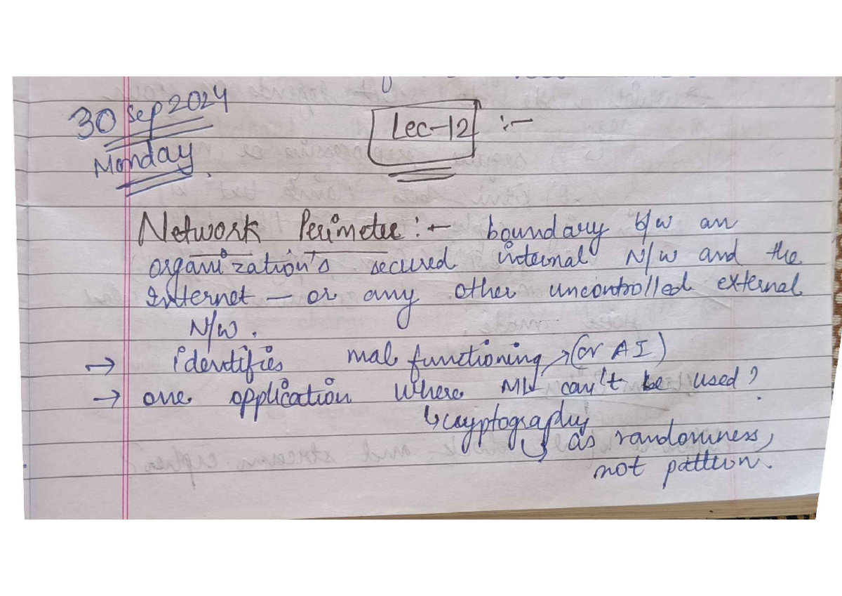 CS Cyber Security Notes: Mid-Sem Review and Key Concepts - Studocu
