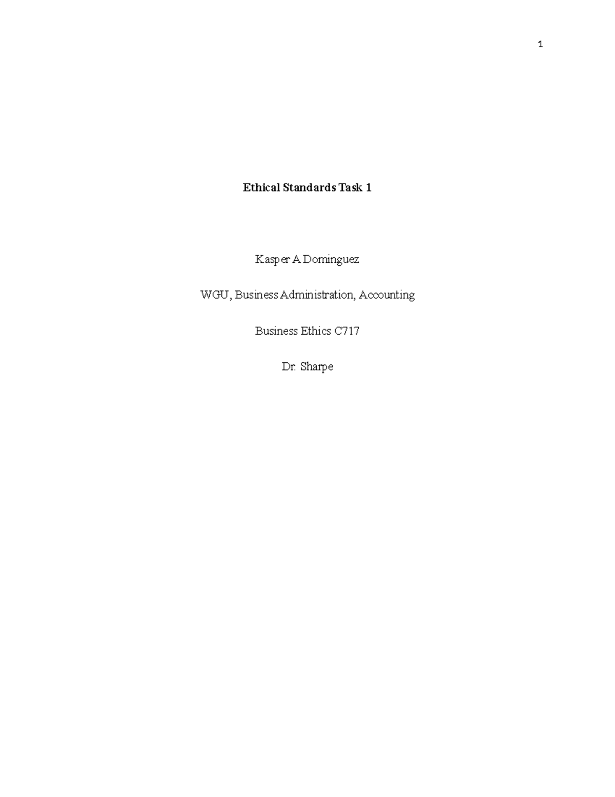 C717 Ethical Standards Task 1: Analyzing TechFite's CSR Practices - Studocu