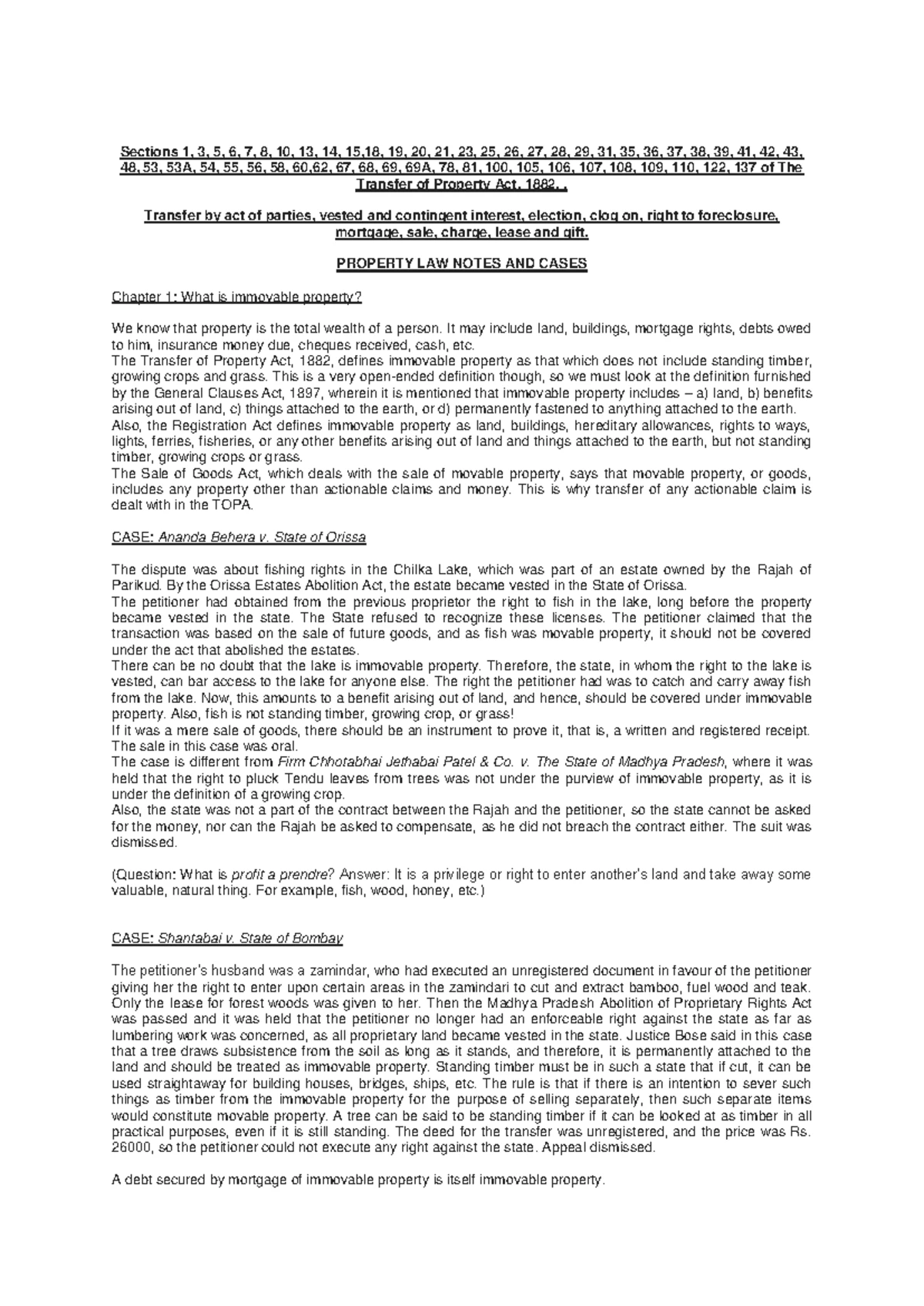 Contract II - Lecture notes All - KLE LAW ACADEMY BELAGAVI (Constituent ...