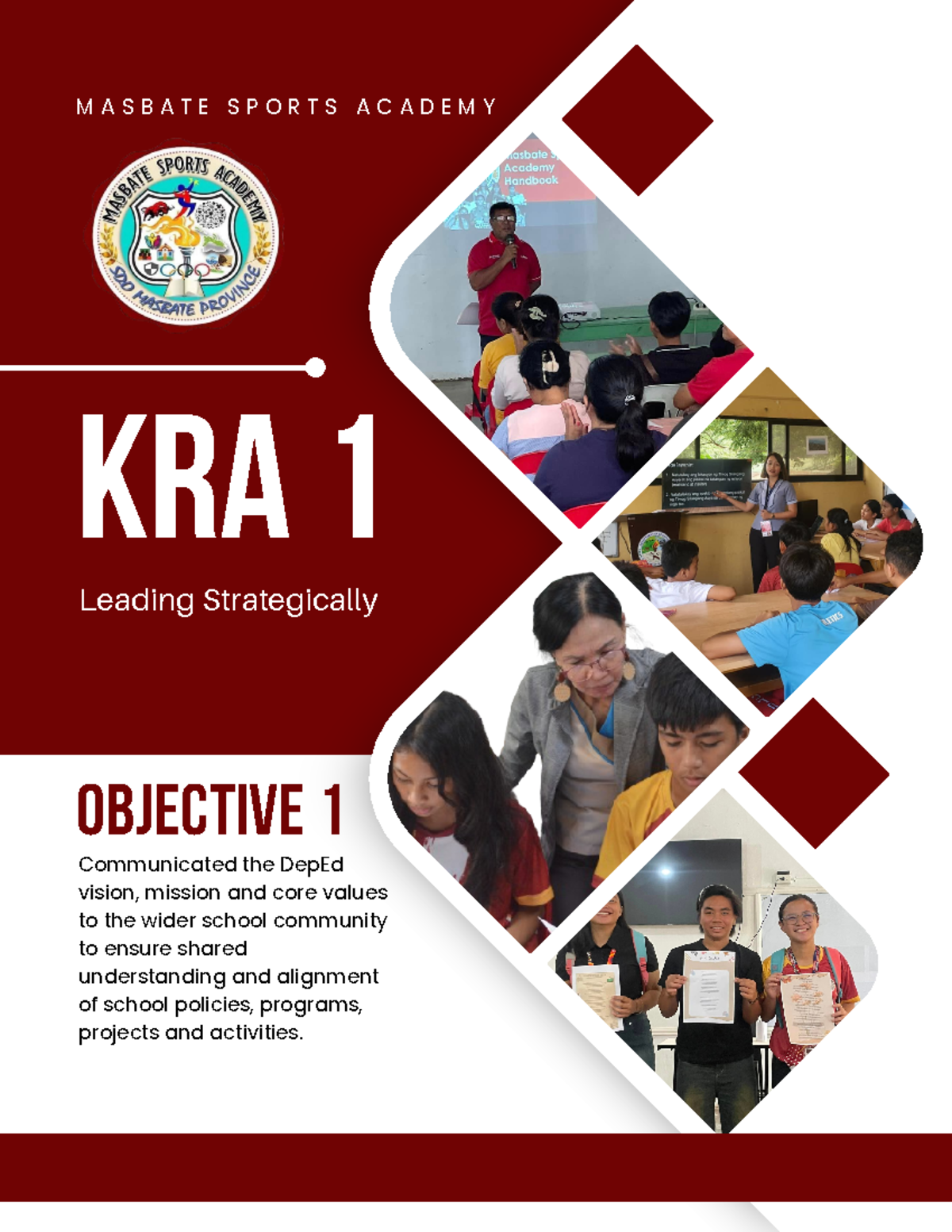 KRA 1 & 2 Summary Report - NBFRBGH: School Improvement Plans ...