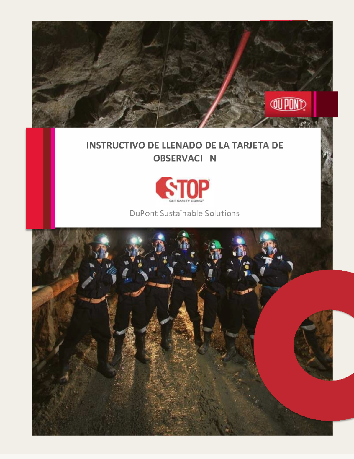 Instructivo de Llenado de la Tarjeta STOP para Observaciones - Studocu