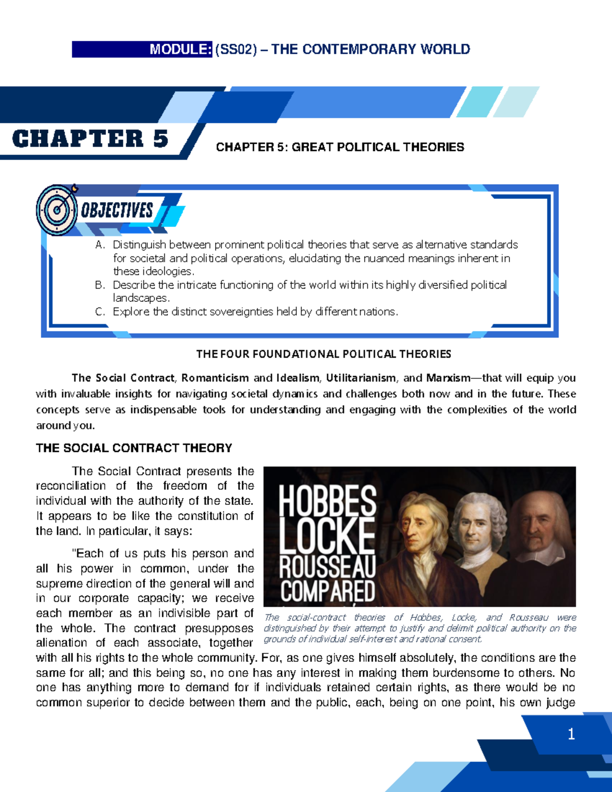 SS02 Chapter 5 - Insights into Key Political Theories and Frameworks ...