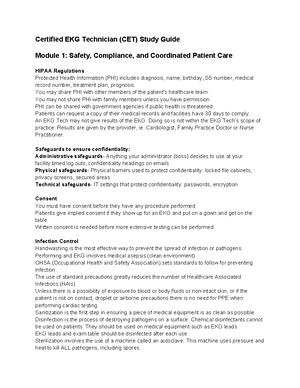 [Solved] put in right order - Health Science - CTE - Studocu