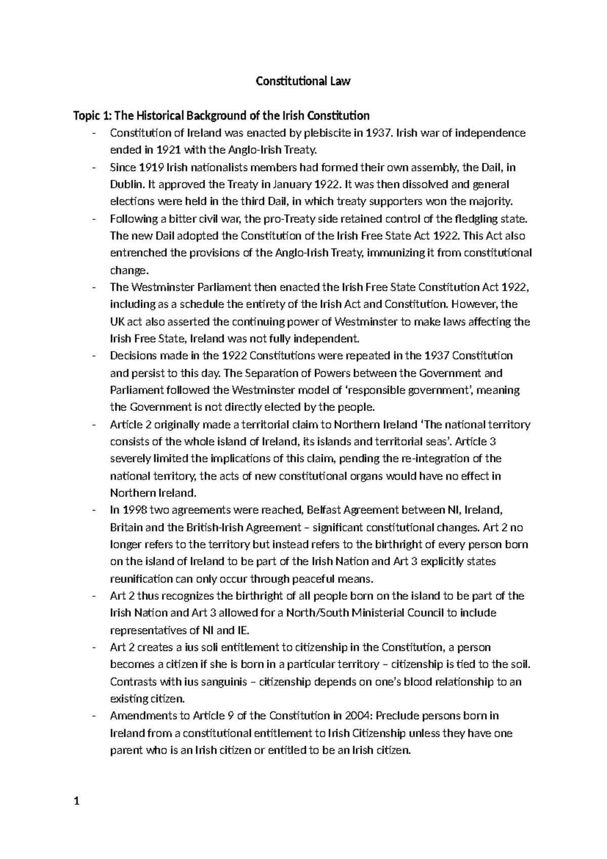 Constitutional Law Case Summaries - File under: Case: Facts: Law ...