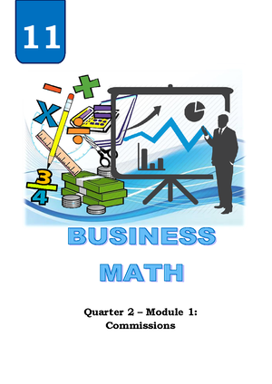 Business Math (Module 9) - Business Mathematics Quarter 1 – Module 9 ...