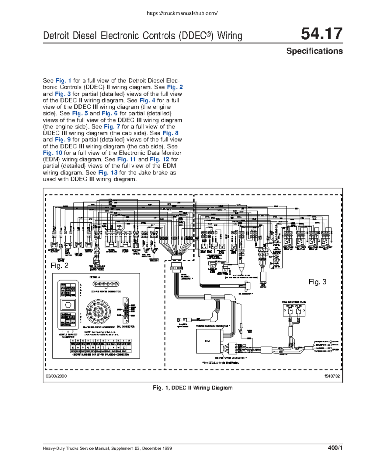 Detroit Diesel Electronic Controls Wiring Specs 54.17 - Studocu