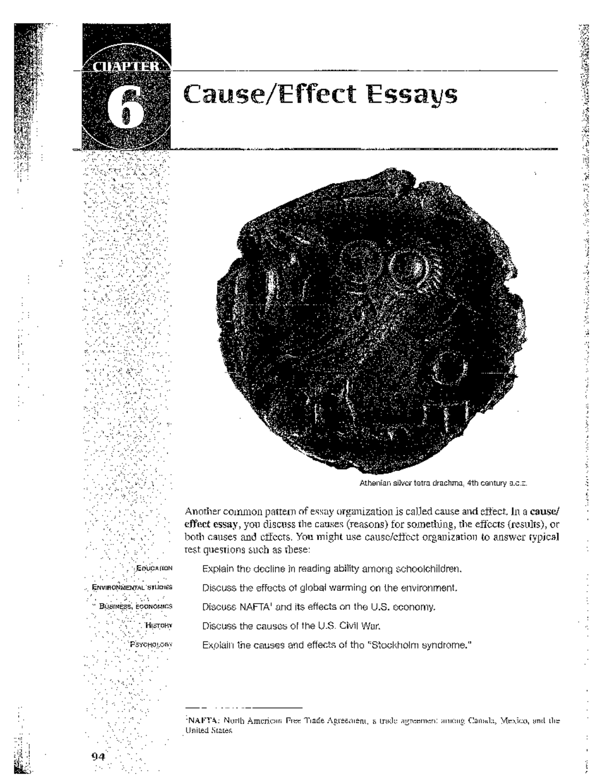 Cause & Effect Essay Organization - IELTS Study Guide - Studocu