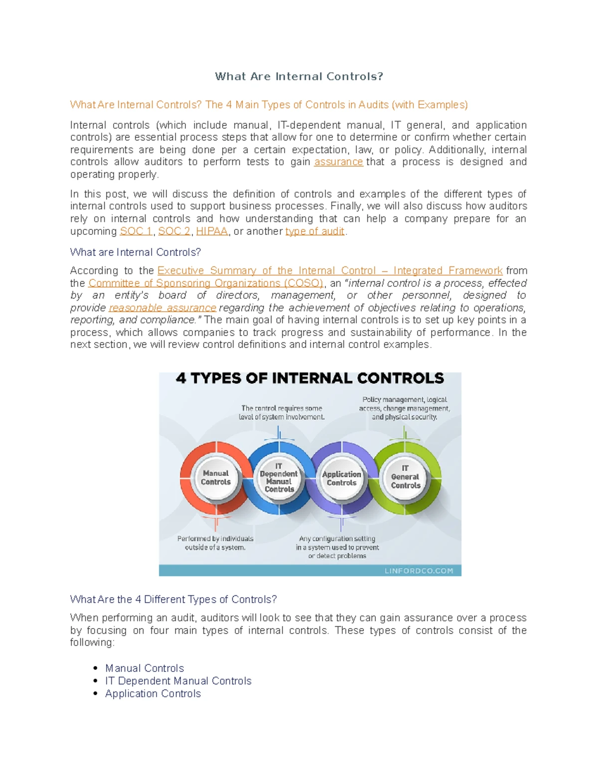 General Controls vs Application Controls - However, it is also ...