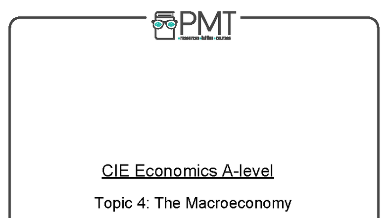 Money Supply Theory Notes (ECO 101) - Quantity Theory & Inflation - Studocu