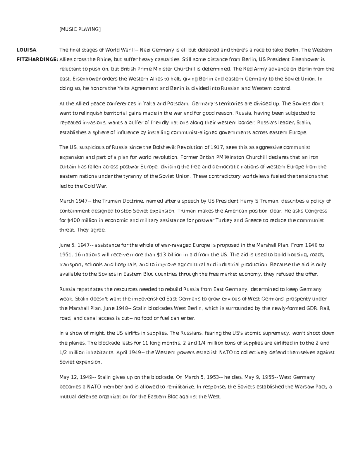 Cold War Dynamics: The Struggle for Power (HIST101 Final Exam Notes ...