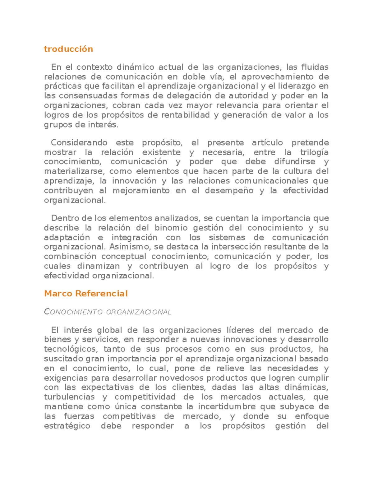 Análisis de la Trilogía del Conocimiento, Comunicación y Poder - Studocu