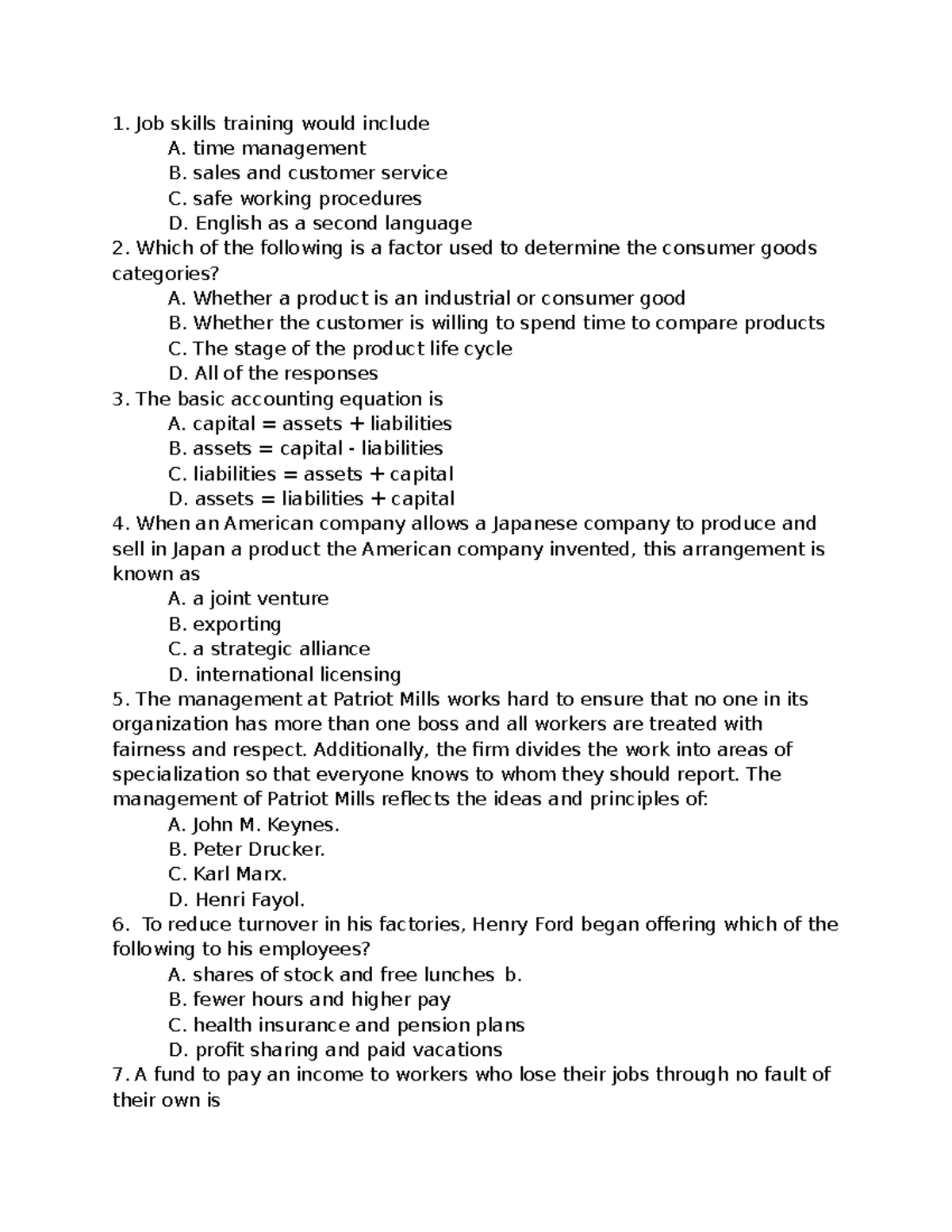 CFAB TEST 2024 - Certificate Level Exam Preparation Guide - Studocu