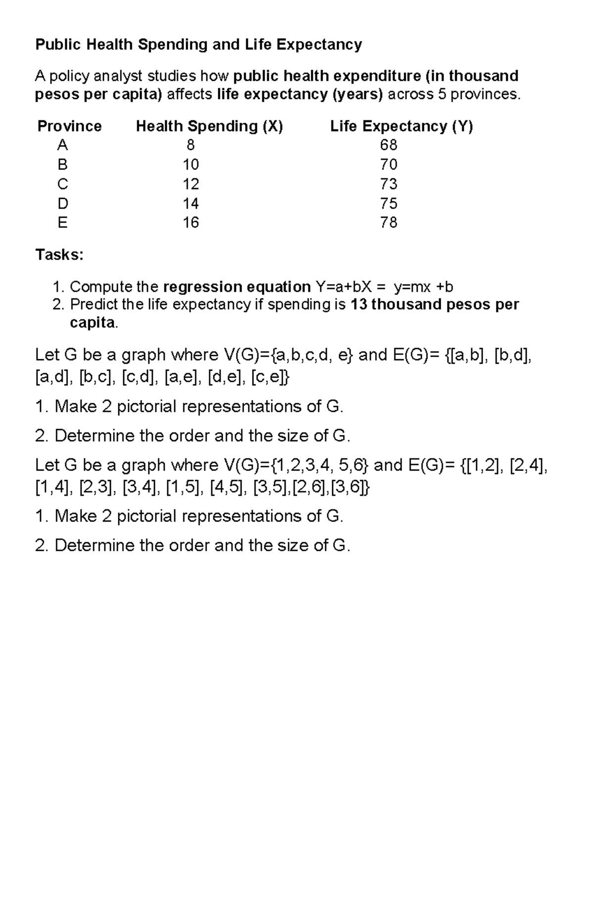 Quiz on Graphs: Easy Notes for MMW Course - Studocu