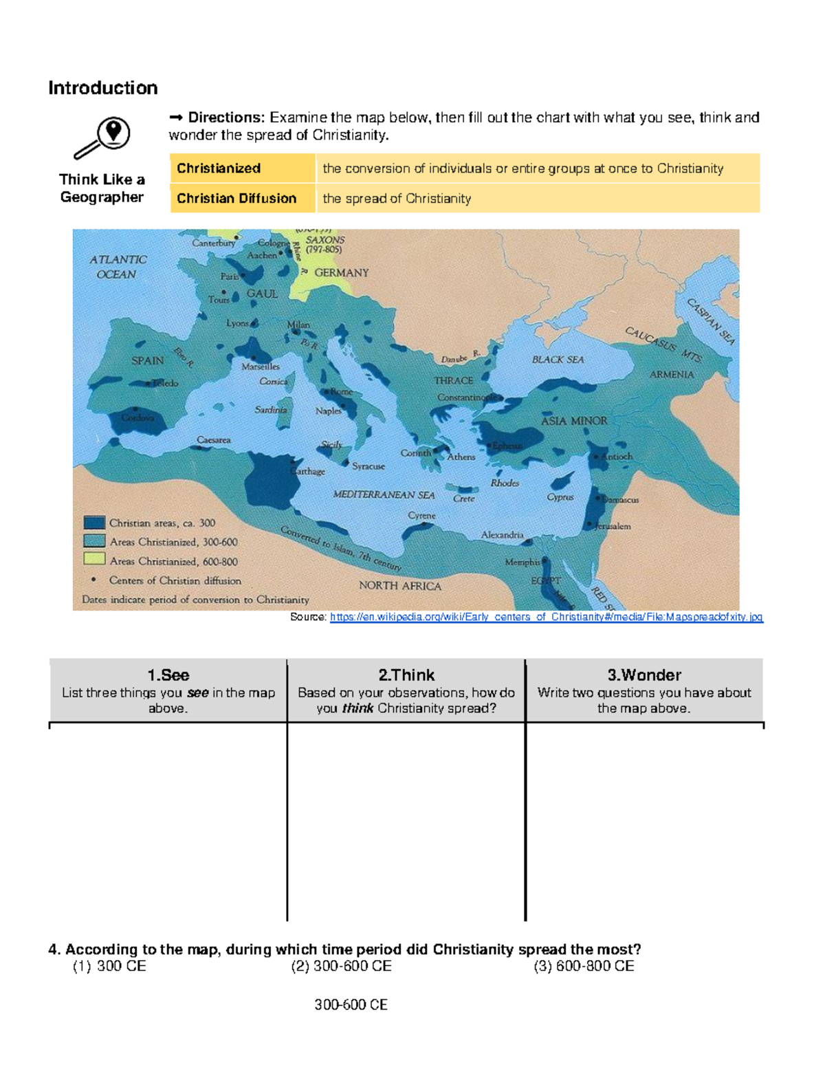 Where Did Christianity Spread The Most
