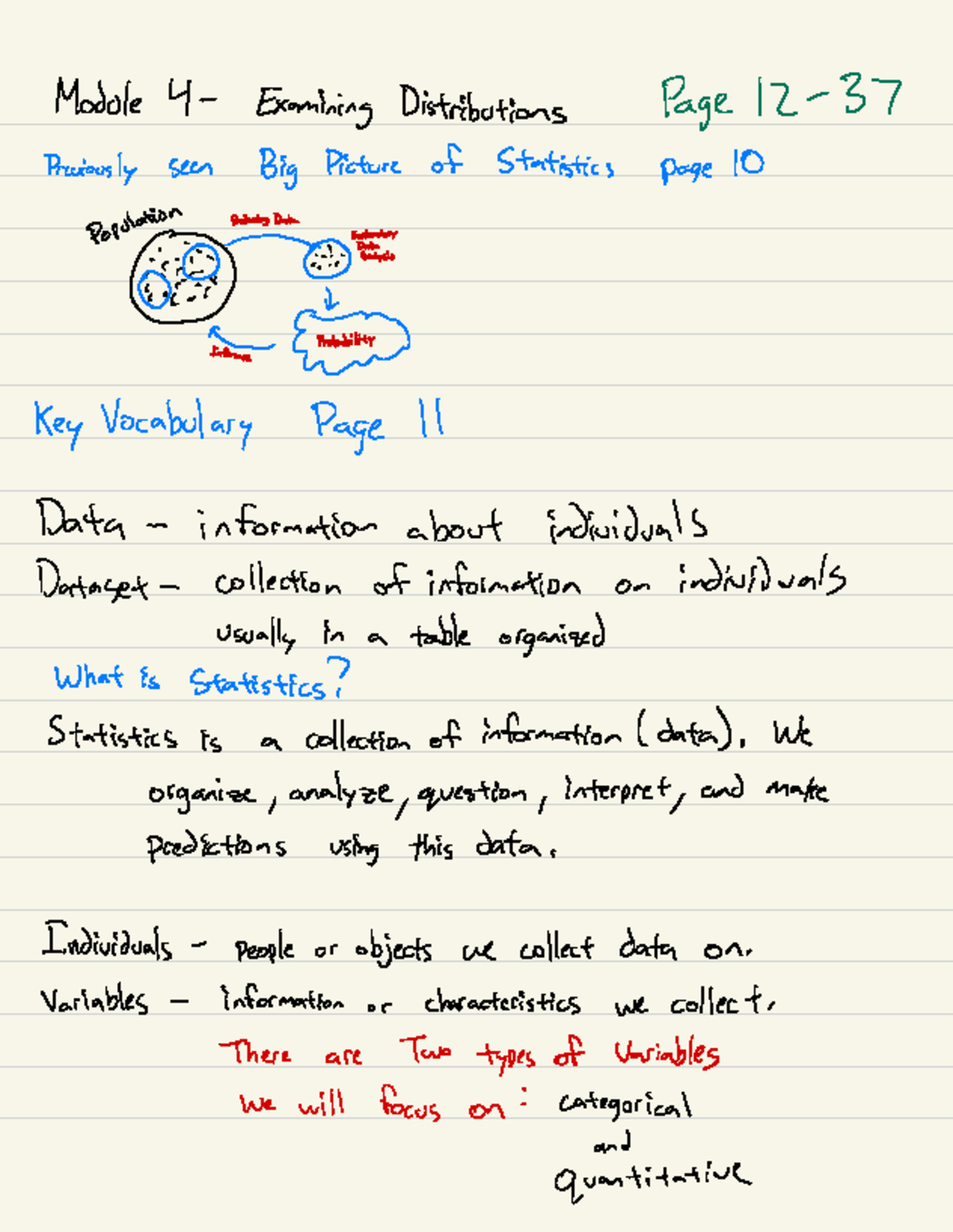 Statistics Exam Review: Distributions, Variables, and Data Analysis ...