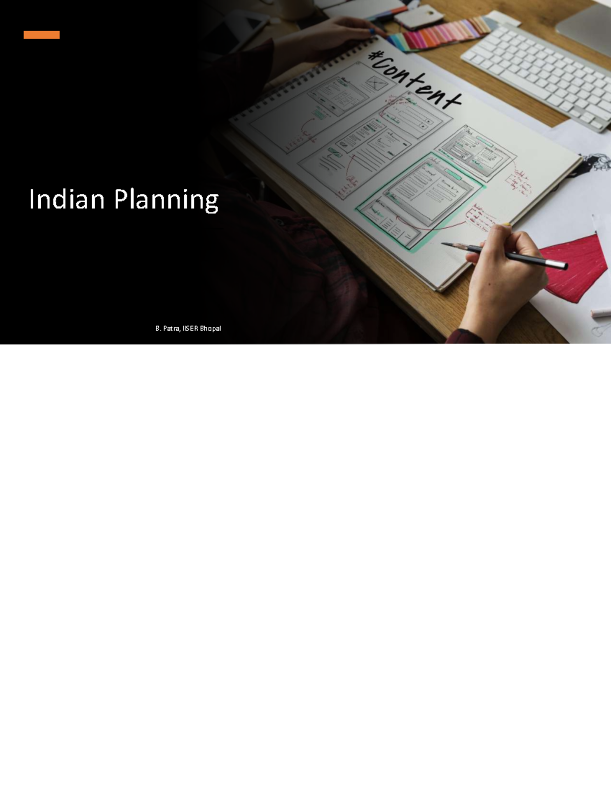 Indian Eco 24 - Notes - Indian Planning Second Five Year Plan • Prof. P ...