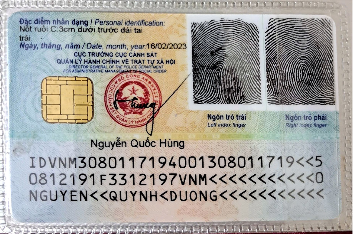 C:3cm Personal Identification Details - Mặt Sau CCCD - Studocu