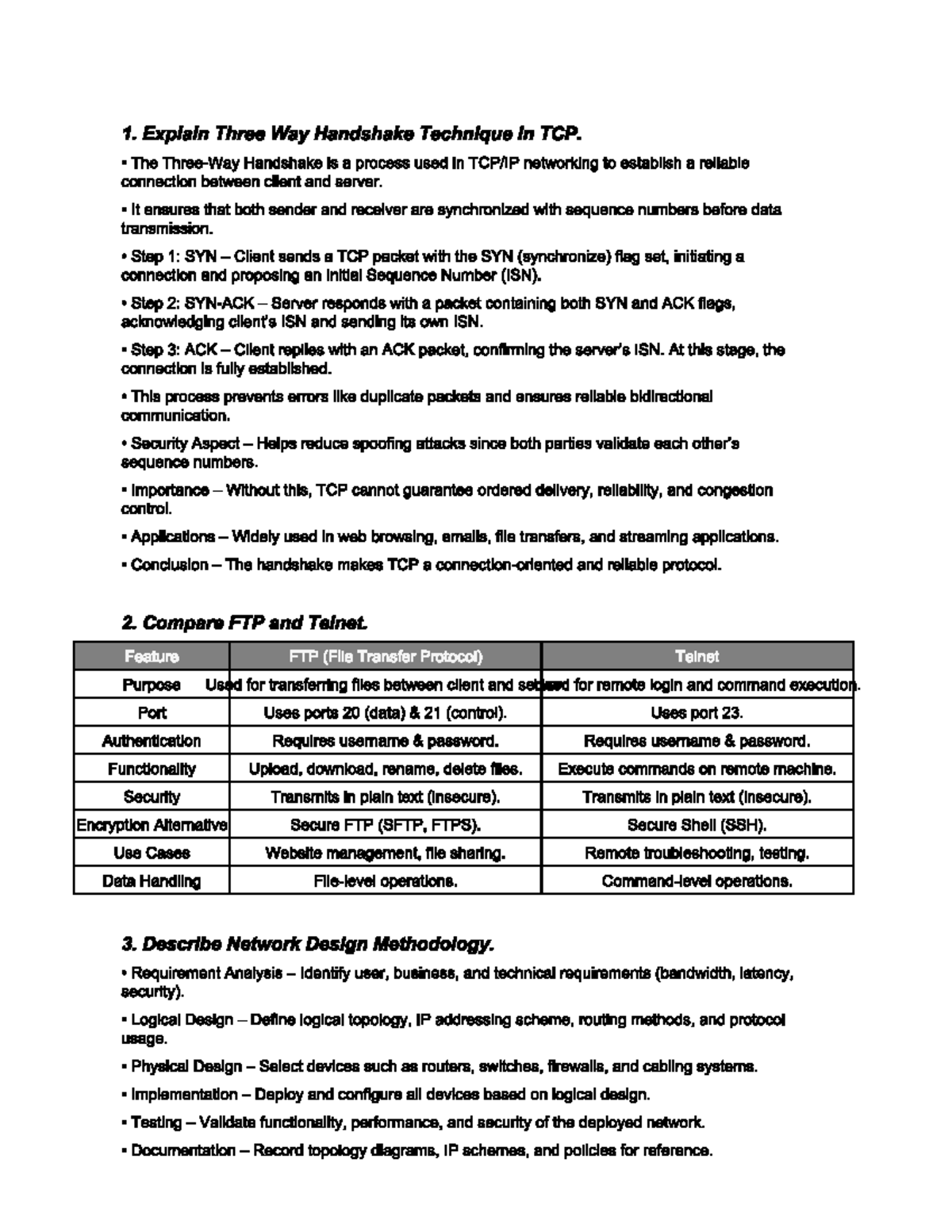 CN Assignment 2 - Mastering Computer Network Concepts and Techniques - Studocu