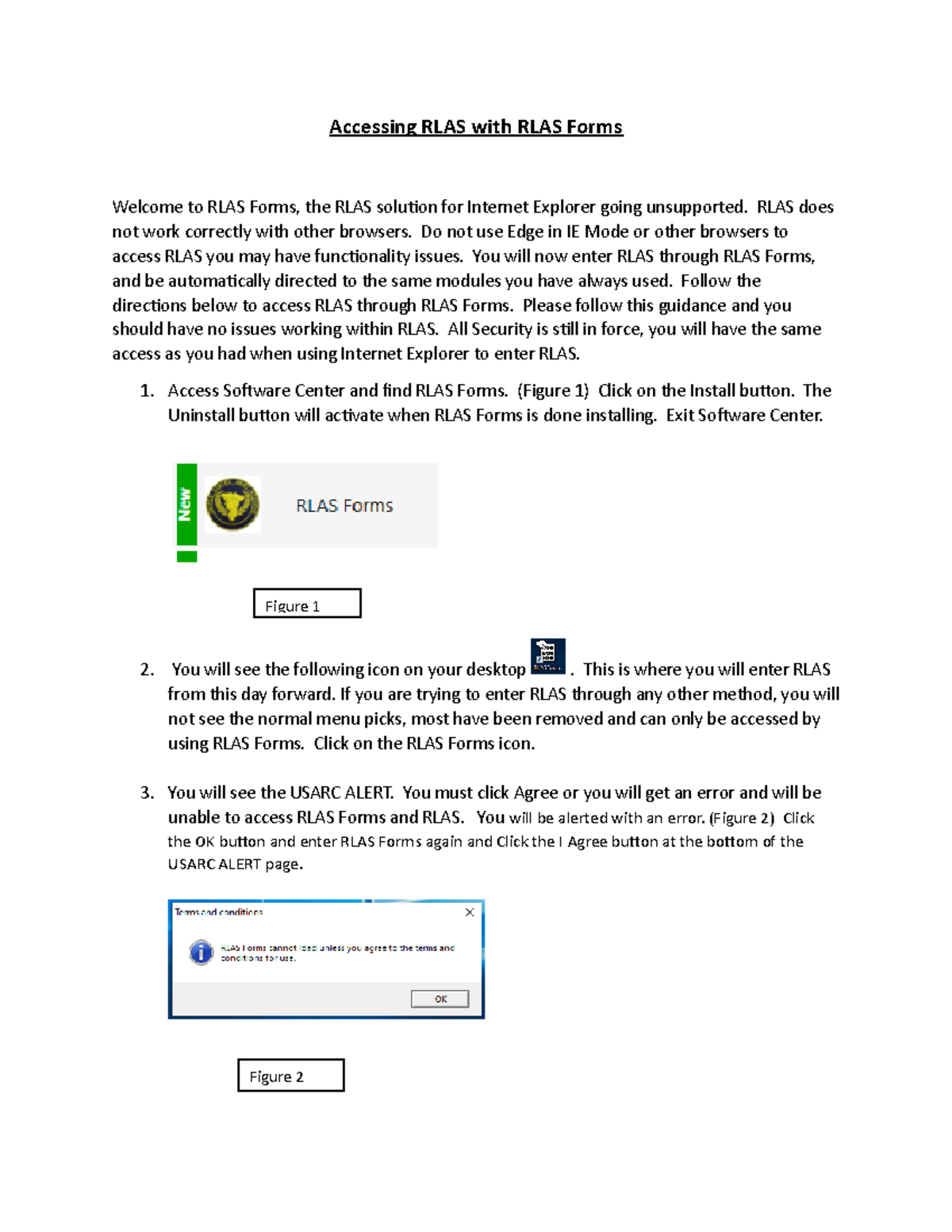 Accessing RLAS Forms - Essay Notes on RLAS System Transition - Studocu