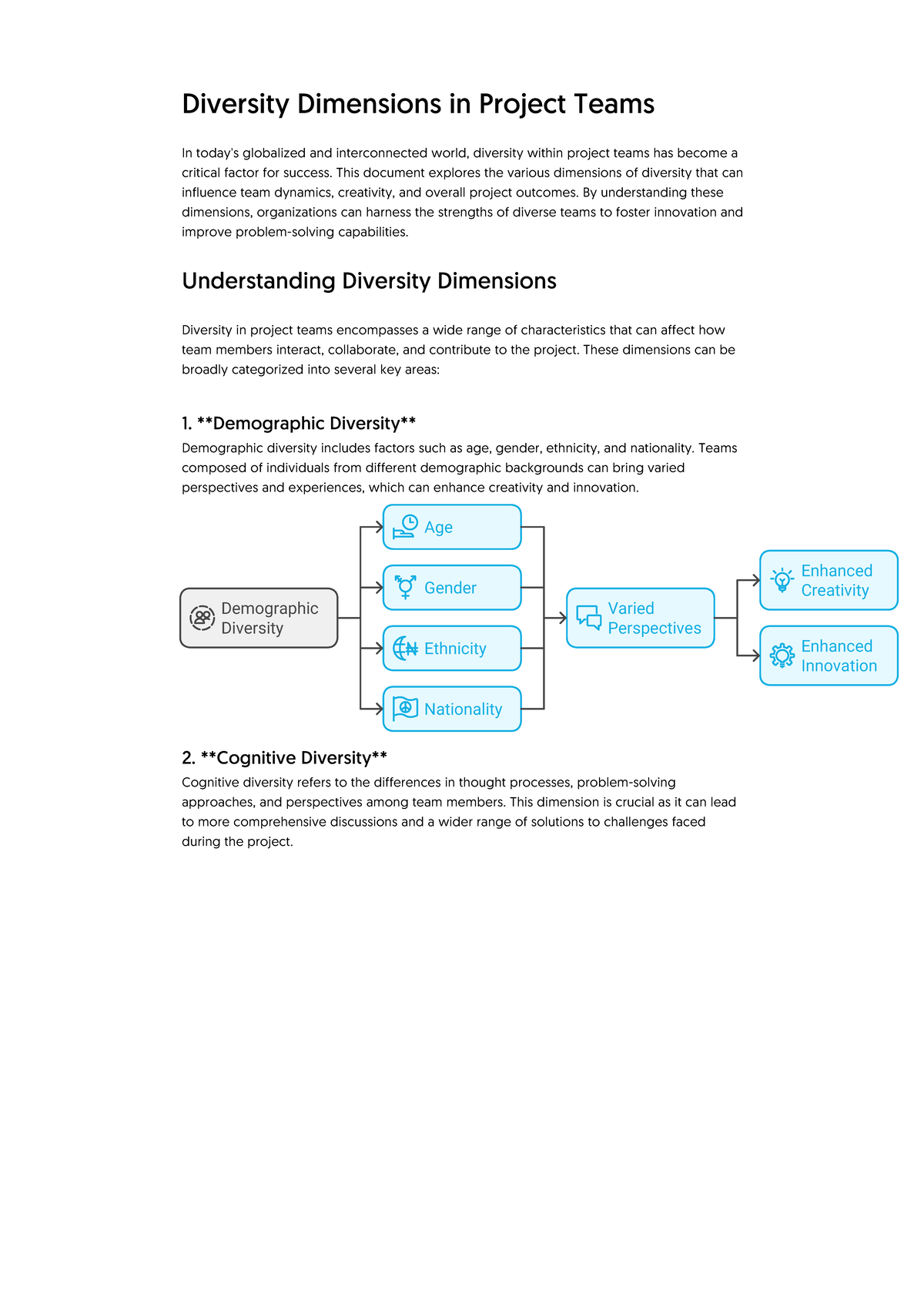 Diversity Dimensions in Project Teams: Key Insights and Benefits - Studocu