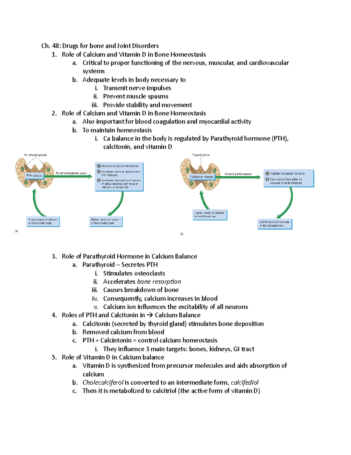 Ch 48: Lecture Notes on Bone and Joint Disorders Management - Studocu