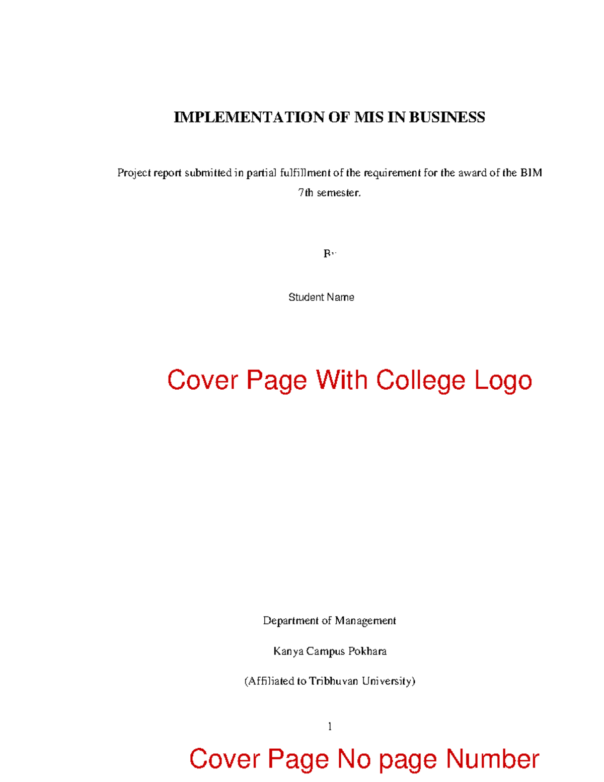 **BIM 7th Sem Project Report: Implementation of MIS in Saathimart** - Studocu