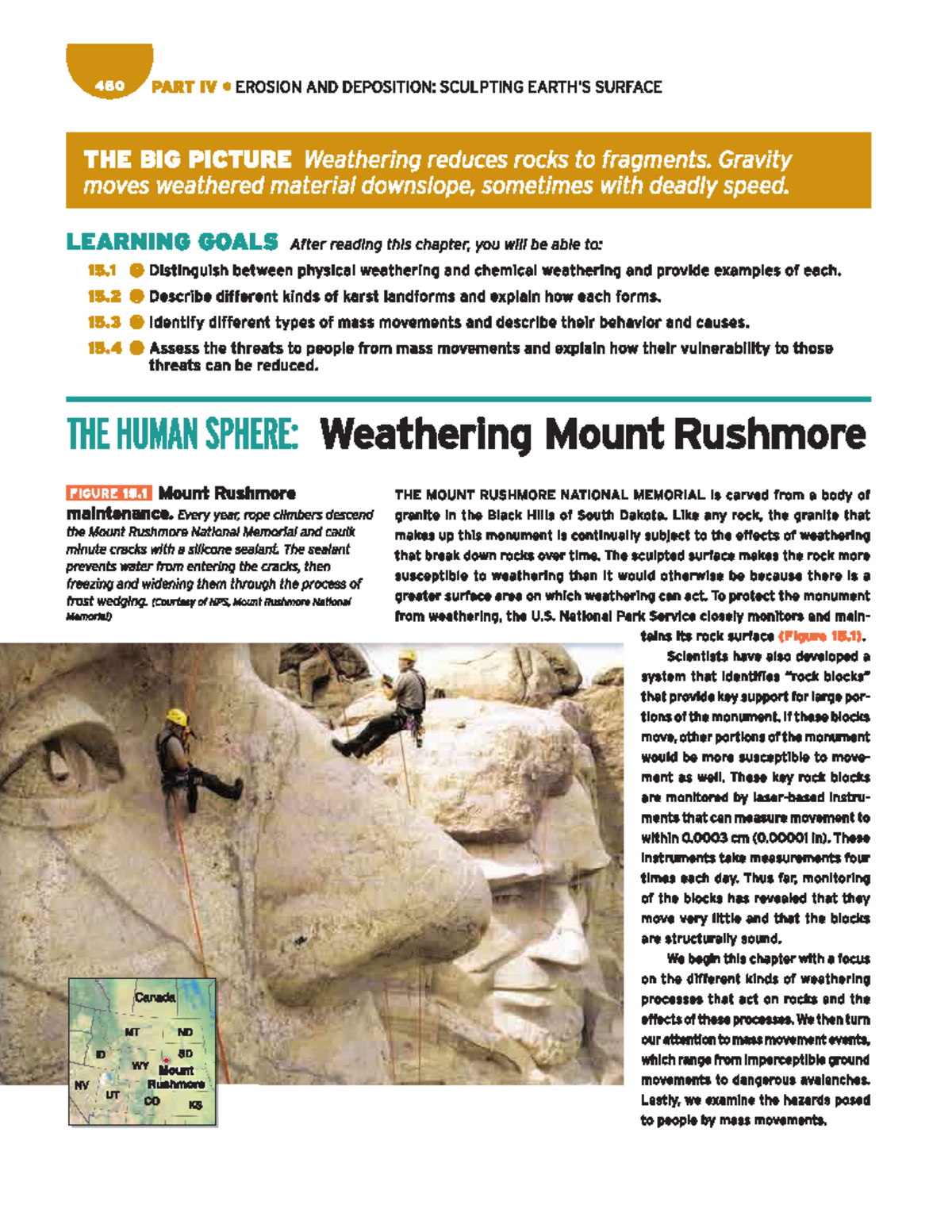 Geo Book: Erosion, Weathering, and Mass Movement Overview (Chapter 15 ...