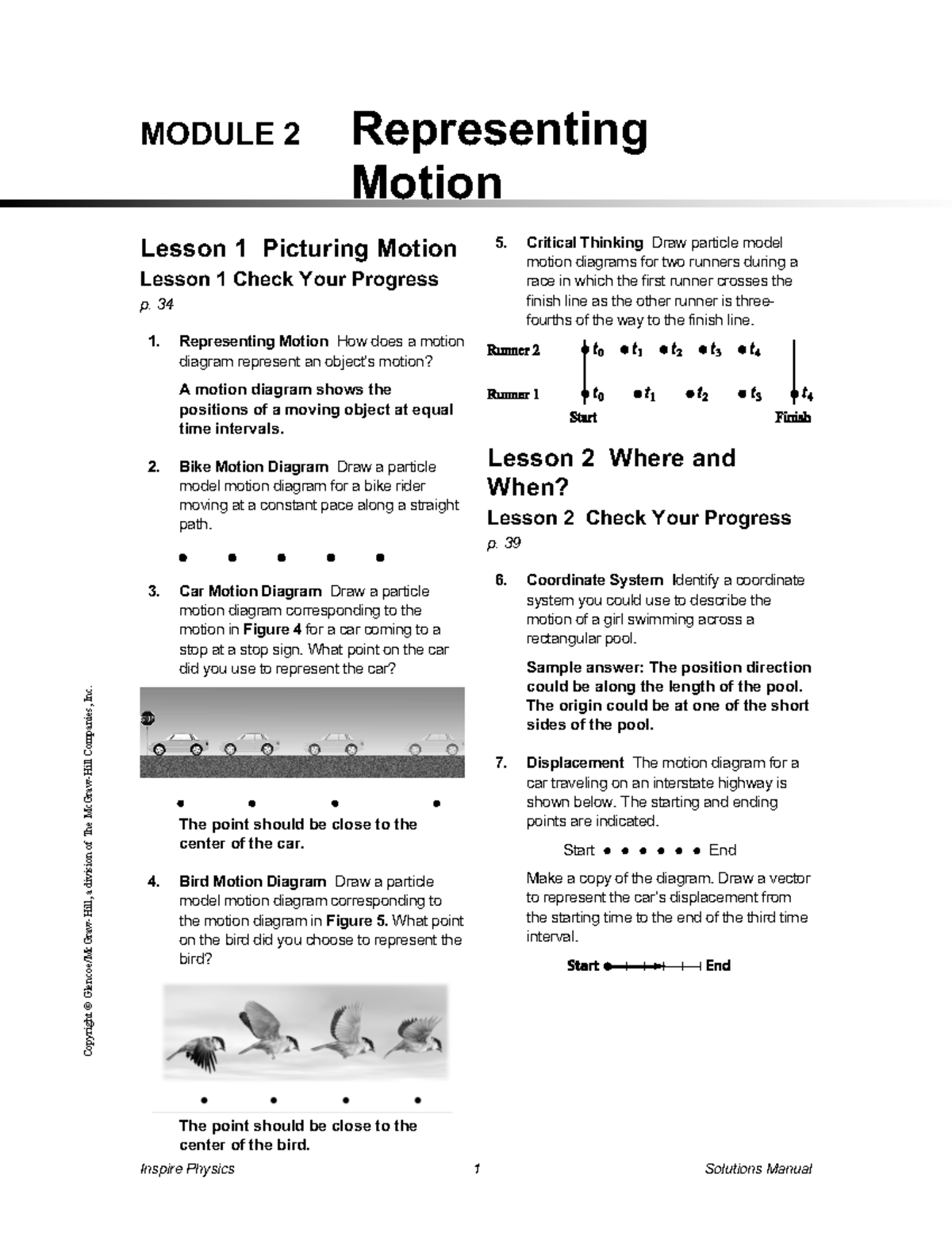 Inspire Physics 1 Unit 1 Module 2 Solutions Manual - Studocu