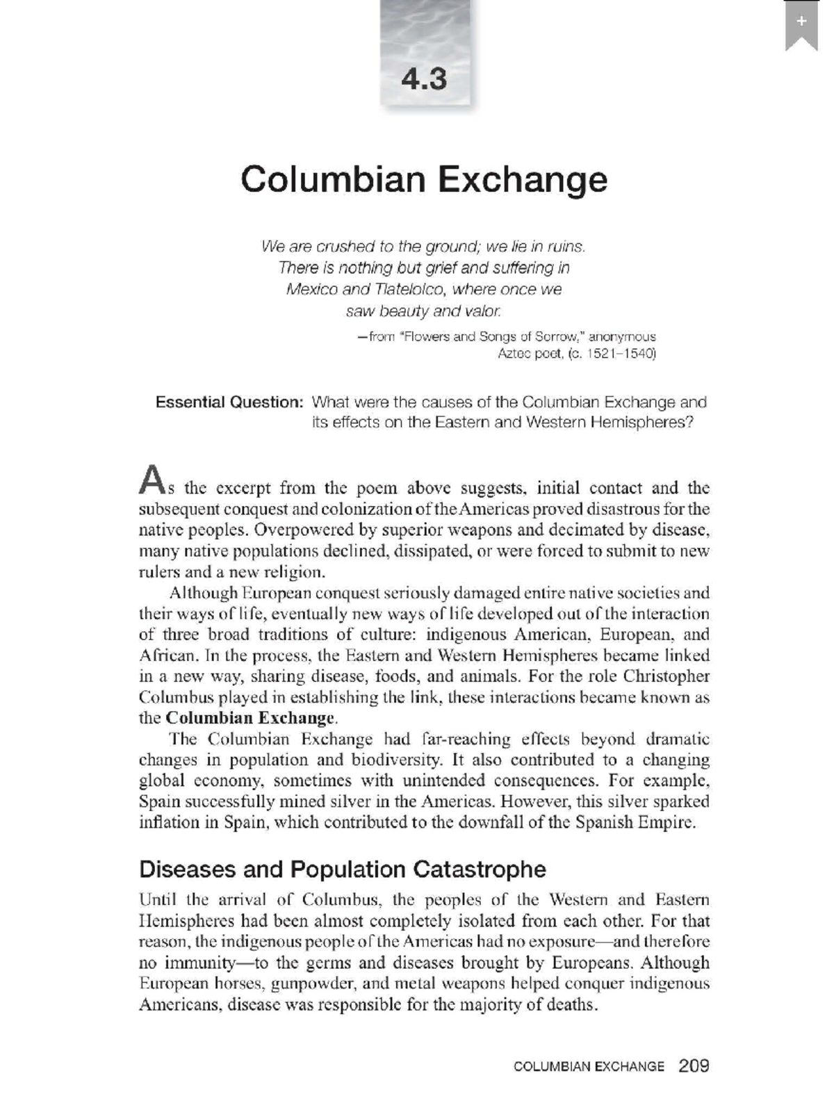 Columbian Exchange: Impacts on Cultures and Economies in World History ...
