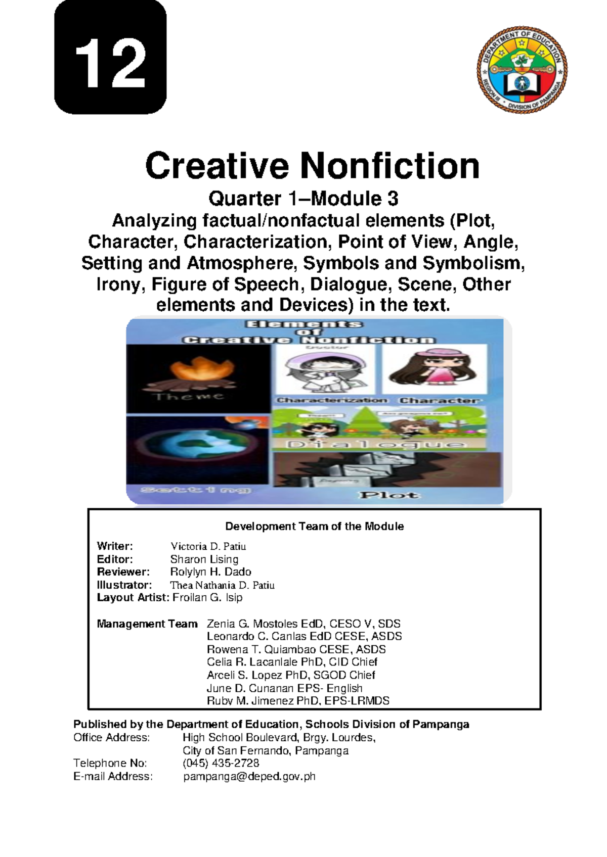 Grade 12 Creative Nonfiction: Analyzing Key Elements and Techniques ...