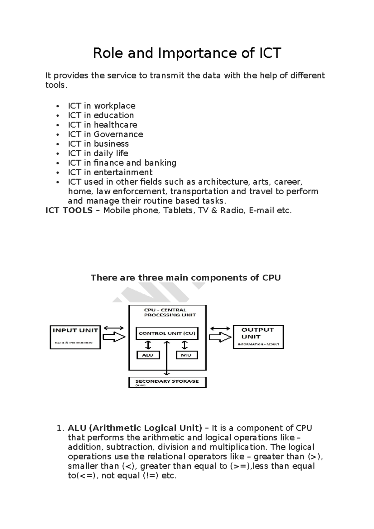 Class 9 ICT: Understanding the Role and Applications of Technology ...