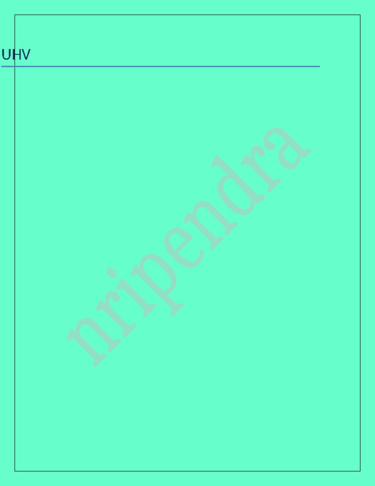 UHV Quick Revision Notes for Effective Study - Studocu