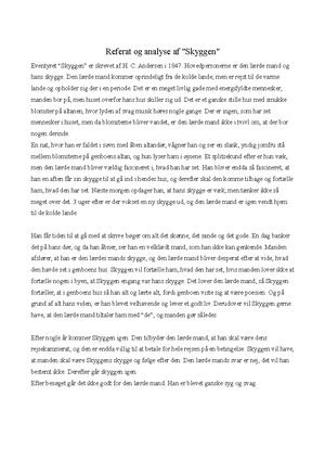 Dansk synopsis - Dansk synopsis Fordybelsesområde: Essay Prøveoplæg ...