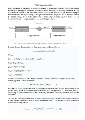 Unit-3 DIP - Image Segmentation: Detection of discontinuities: Point ...