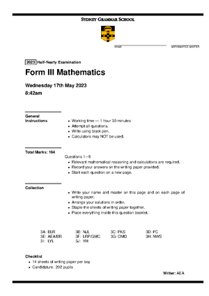 Year 9 Maths CAIRNS: Statistics Investigation Assessment Task - Studocu