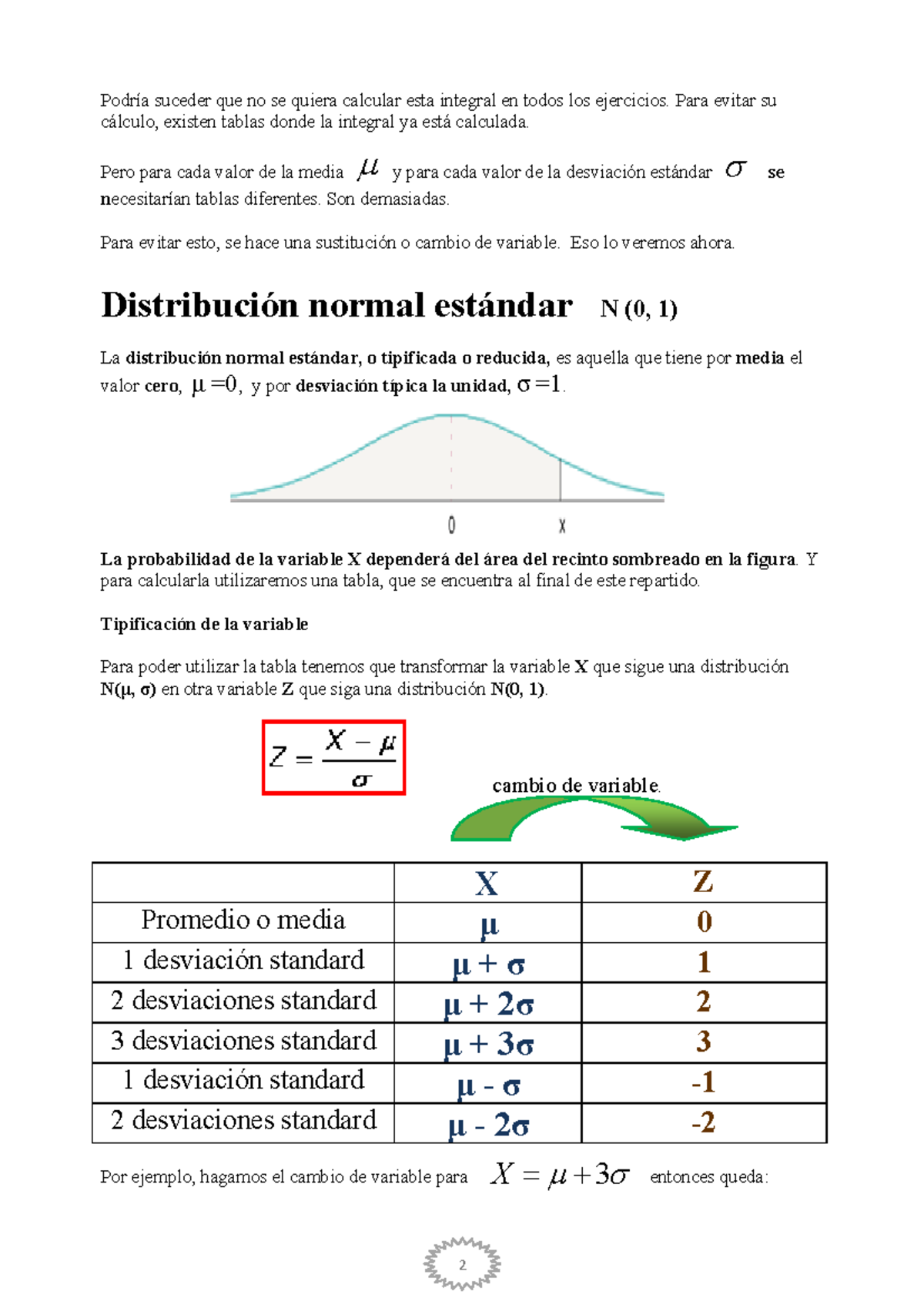 Distribucion Normal ejemplos-2 - 2 Podría suceder que no se quiera ...
