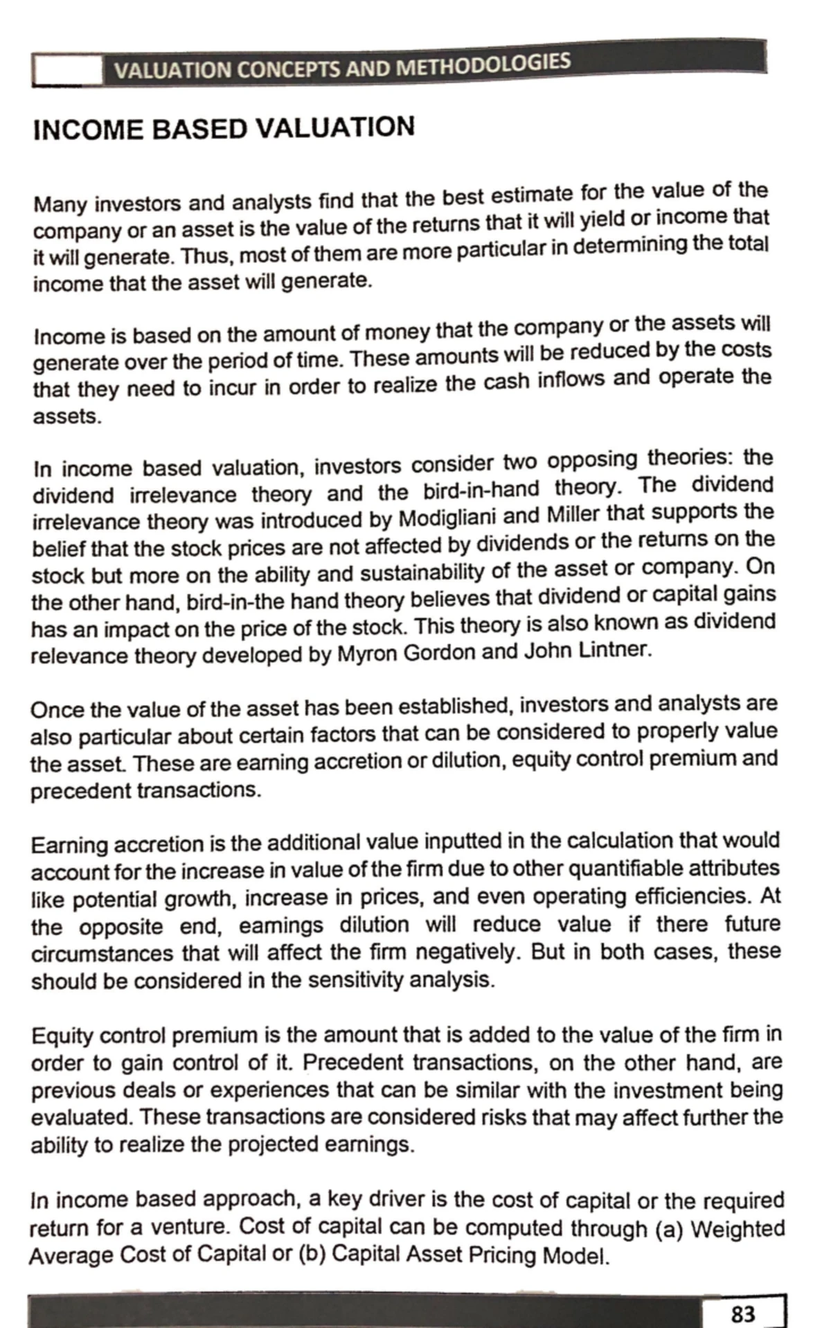 MAC4 Chapter 2 Asset-Based Valuation Exercises and Problems - Studocu