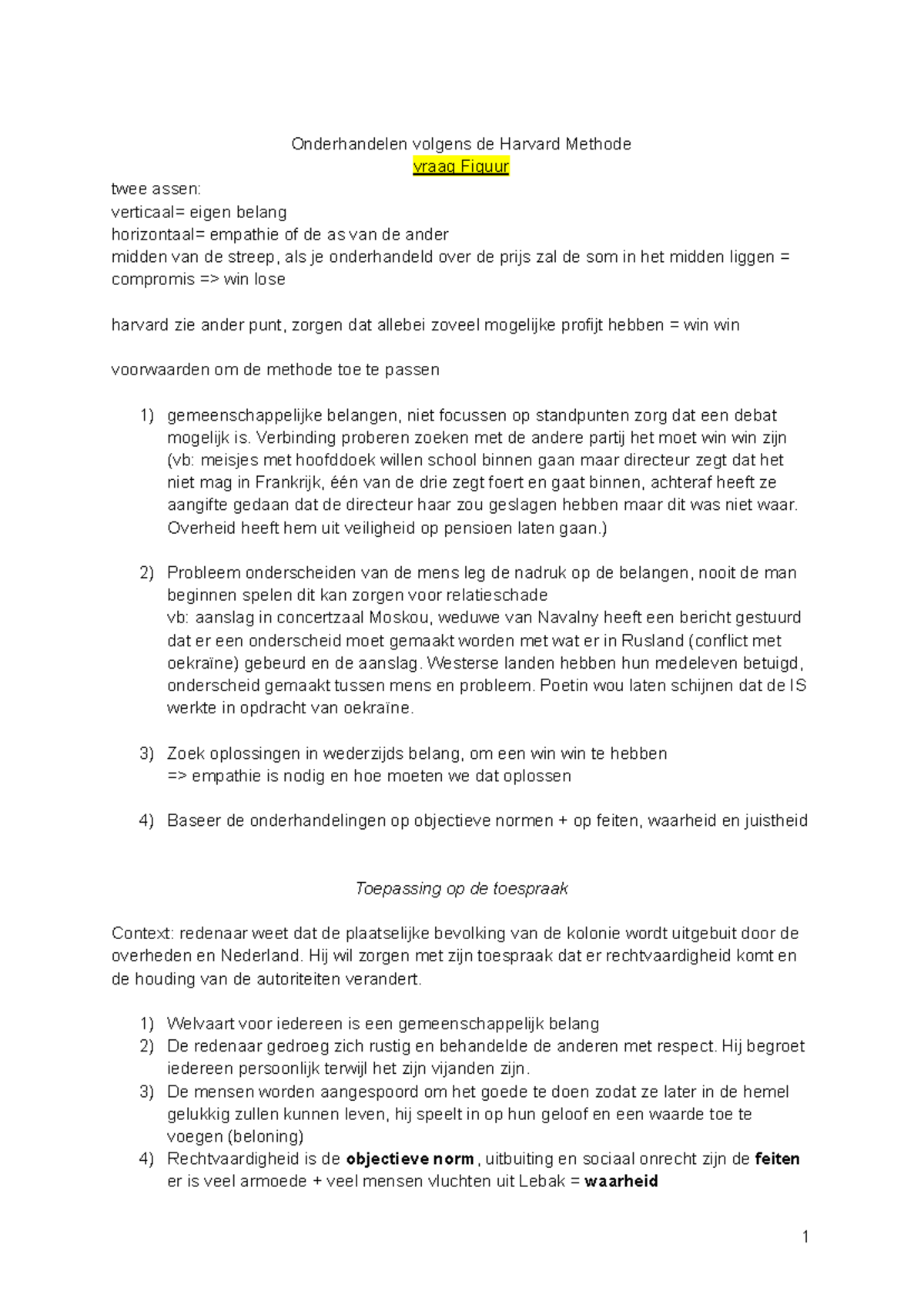 Onderhandelen volgens de Harvard Methode: Win-Win Strategieën en ...