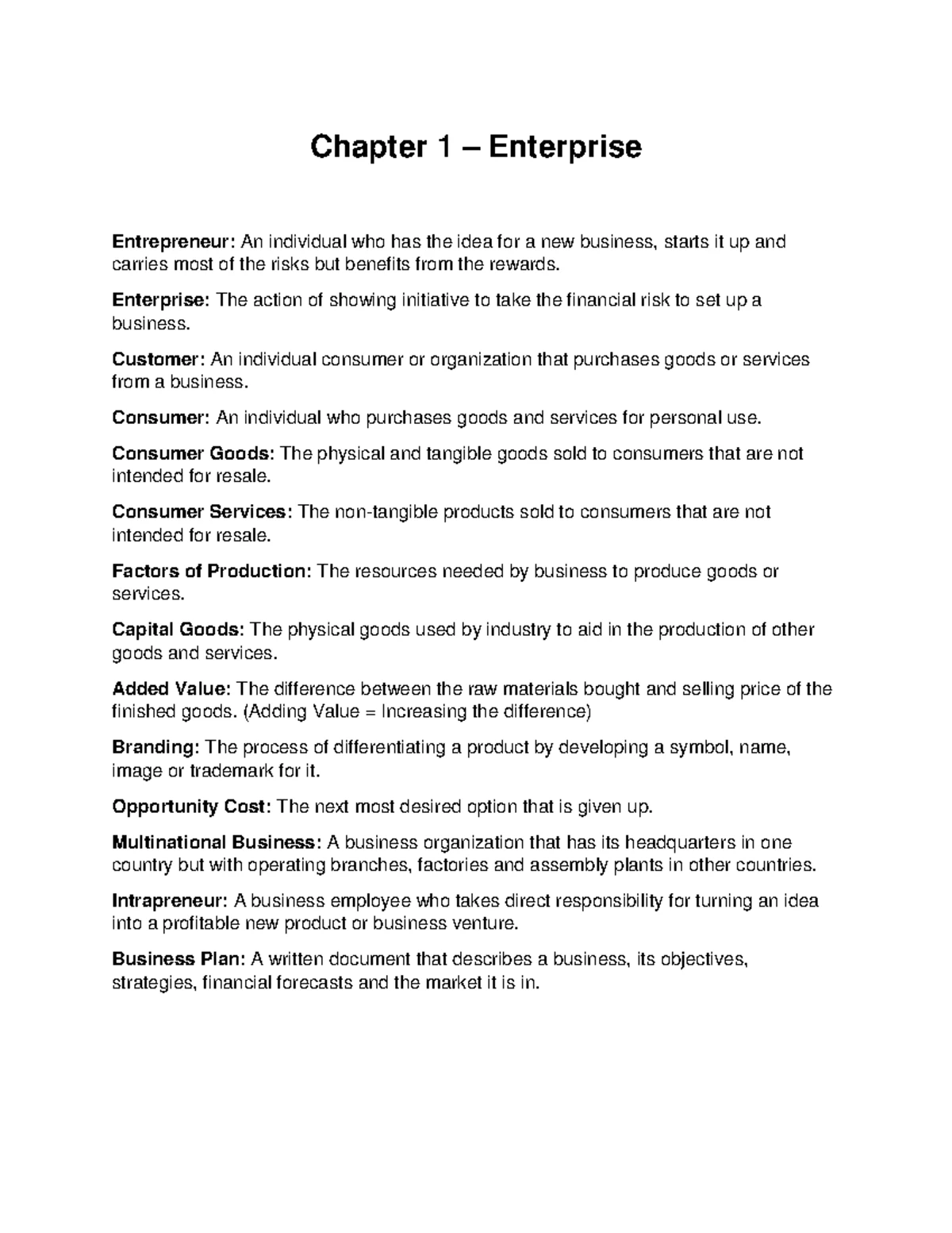 Cambridge IGCSE Business Studies 0450 Sample Responses June 2023 - Studocu