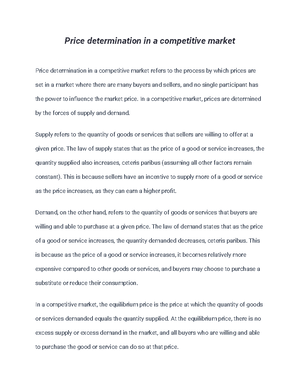 [Solved] 1ii Show this price ceiling on a supply and demand graph ...