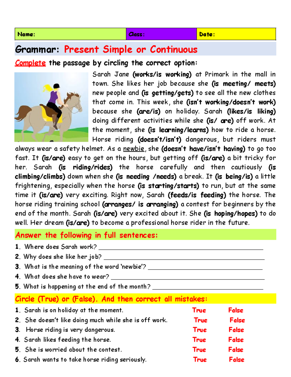 Grammar-present-simple-or-continuous-grammar-drills-reading ...