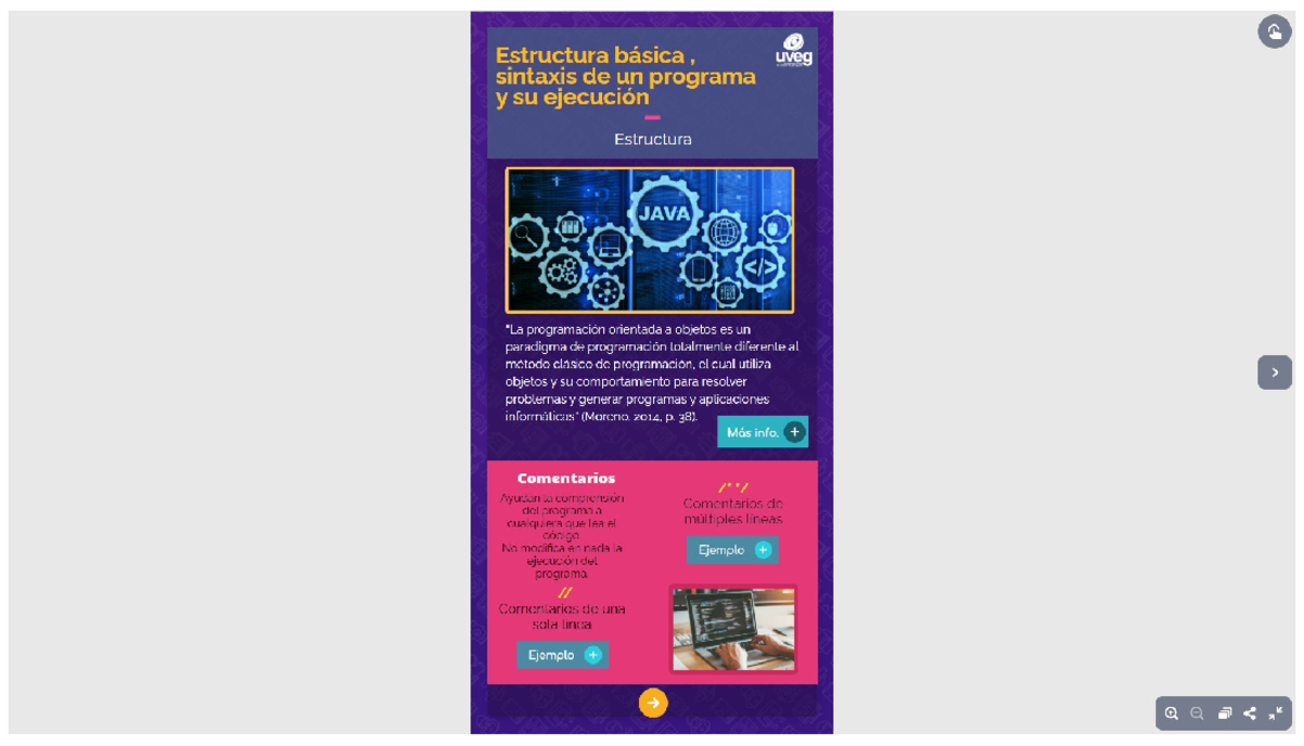 Estructura y Sintaxis de Programas en Java - UVEG - Studocu