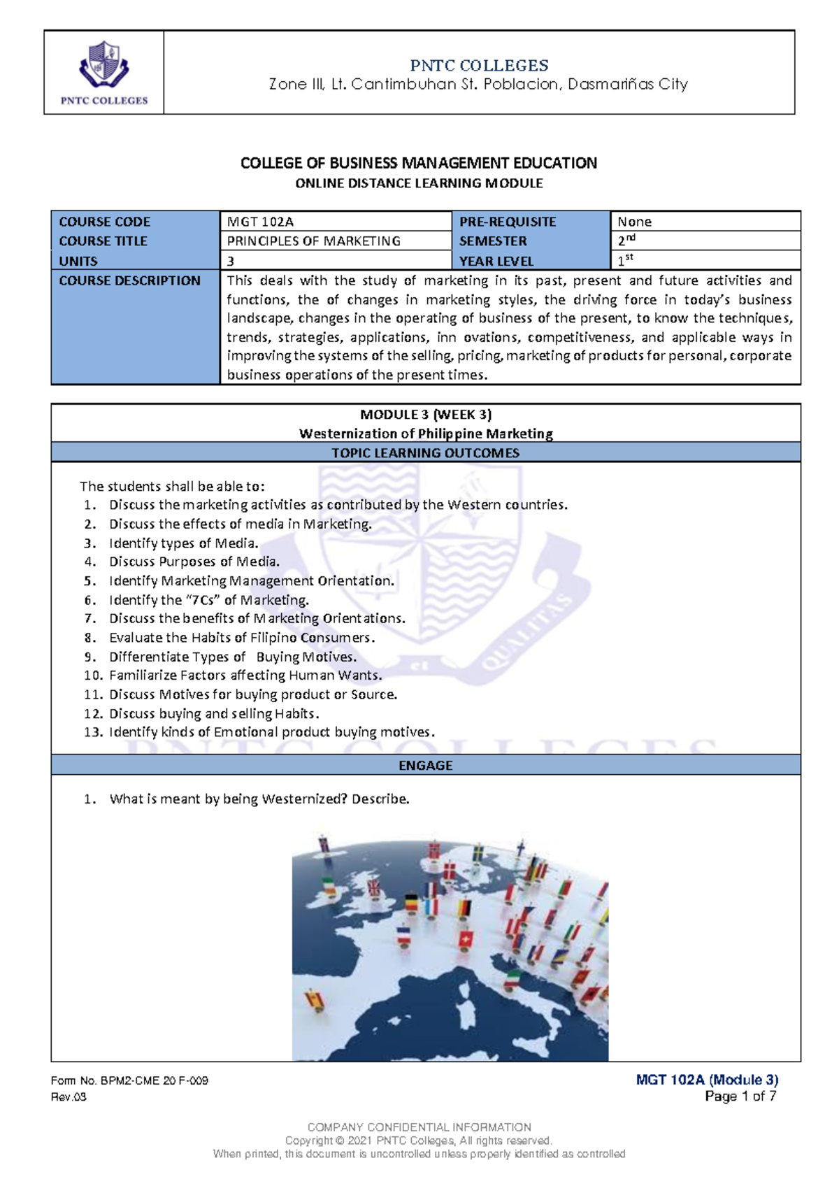 MOD-MGT-102A-3 - DADA - Zone III, Lt. Cantimbuhan St. Poblacion ...