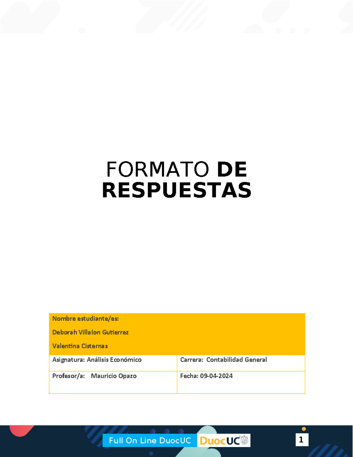 Trabajo 3 de Fol - Análisis Económico: Equilibrio y Elasticidad de ...