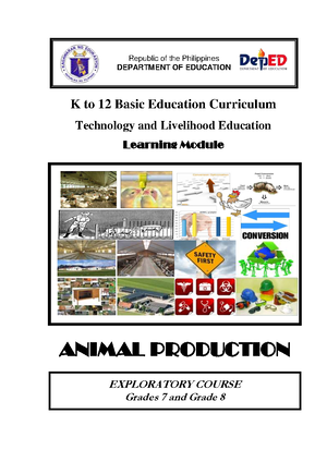 Grades 9 to 12 Technology and Livelihood Education TLE Most Essential ...