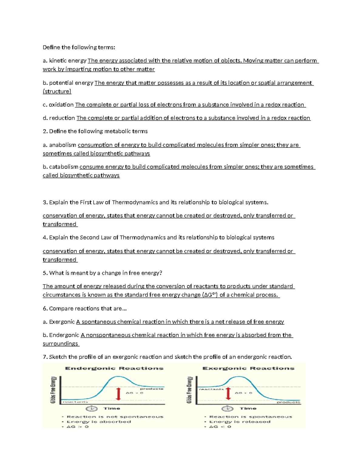 Chapter 8 Activity (study guide) questions - Define the following terms ...