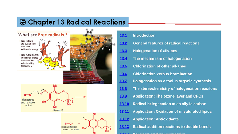 Chapter 13: Radical Reactions in Chemistry and Biology (유기 13장) - Studocu